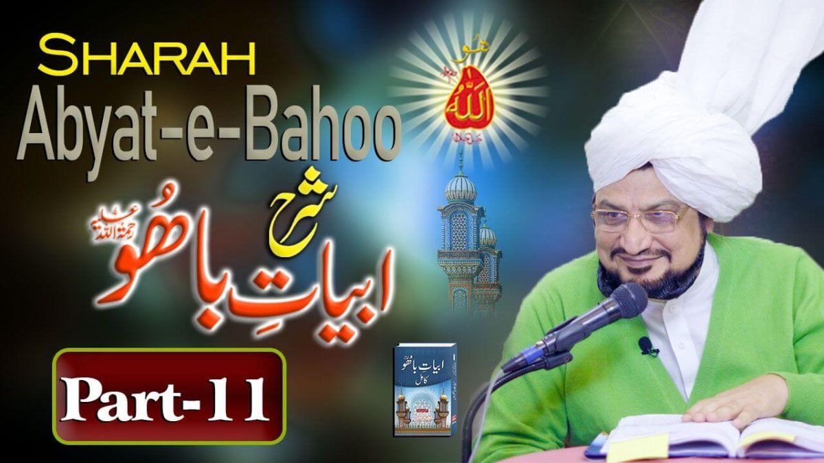 Interpretation of Abyat-e-Bahoo by Sultan-ul-Ashiqeen Part 10 - Sultan ...