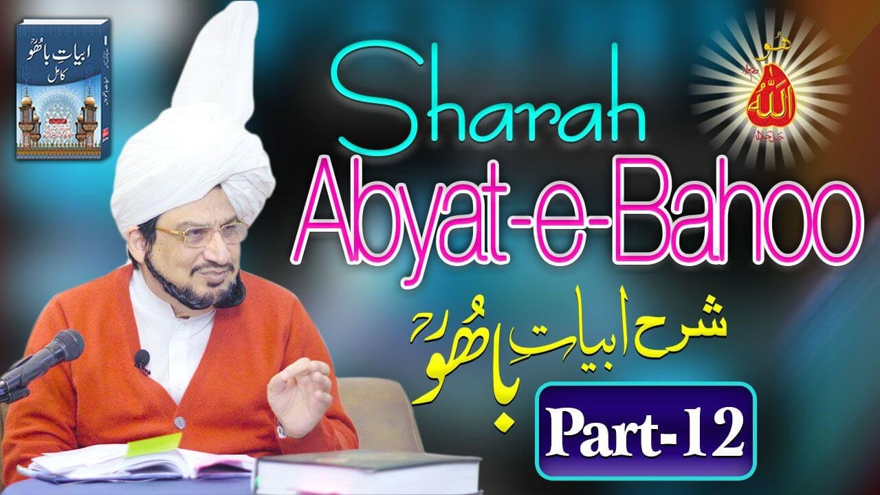 Interpretation of Abyat-e-Bahoo by Sultan-ul-Ashiqeen Part 9 - Sultan ...