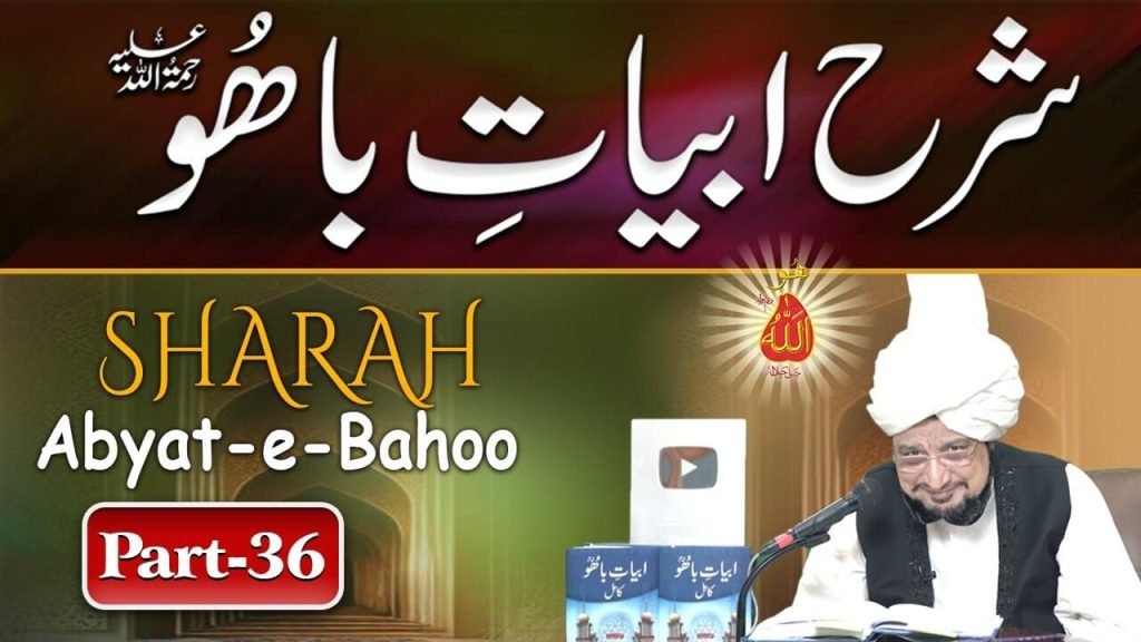 Sharah Abyat e Bahoo by Sultan-ul-Ashiqeen | ناں میں عالم ناں میں فاضل ...